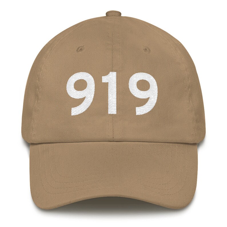 919 Area Code Dad Hat Raleigh Durham Chapel Hill - Etsy