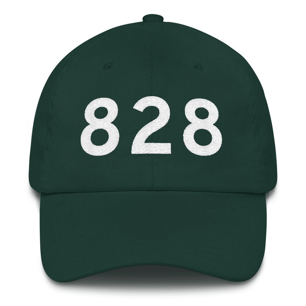 828 Area Code Dad Hat - Asheville, Boone, Hickory - Etsy