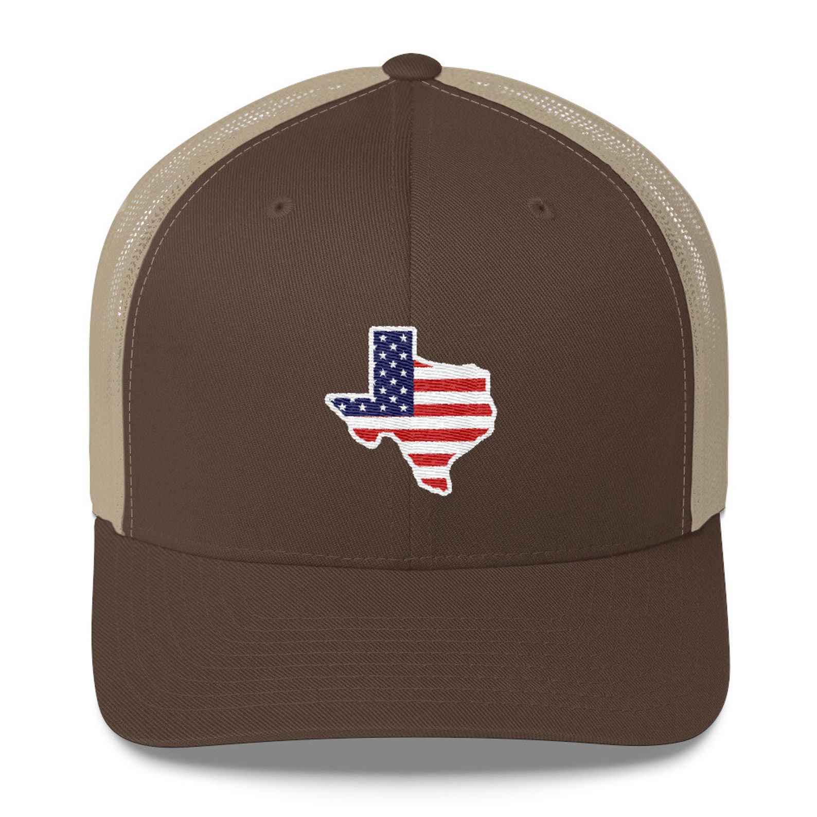 State of Texas American Flag Trucker Hat - Etsy