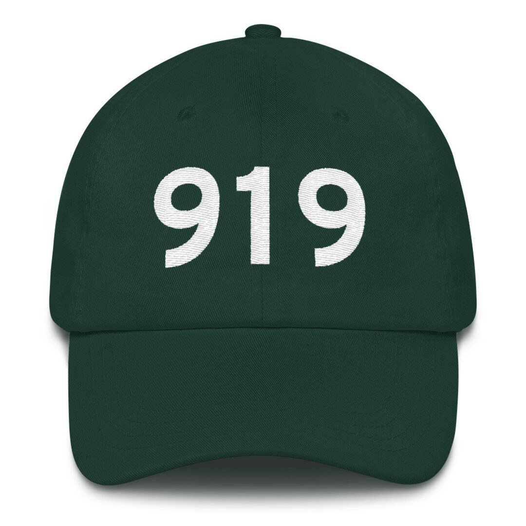919 Area Code Dad Hat - Raleigh, Durham, Chapel Hill - Etsy