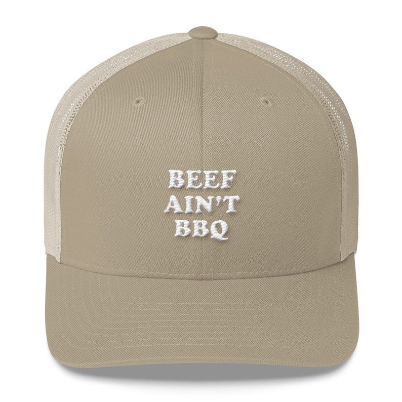 Beef Ain't BBQ Mesh Trucker Cap - Etsy