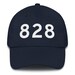 828 Area Code Dad Hat Asheville Boone Hickory - Etsy