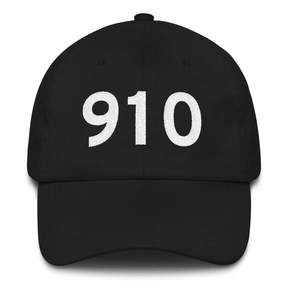 910 Area Code Dad Hat - Wilmington, Fayetteville, Pinehurst - Etsy