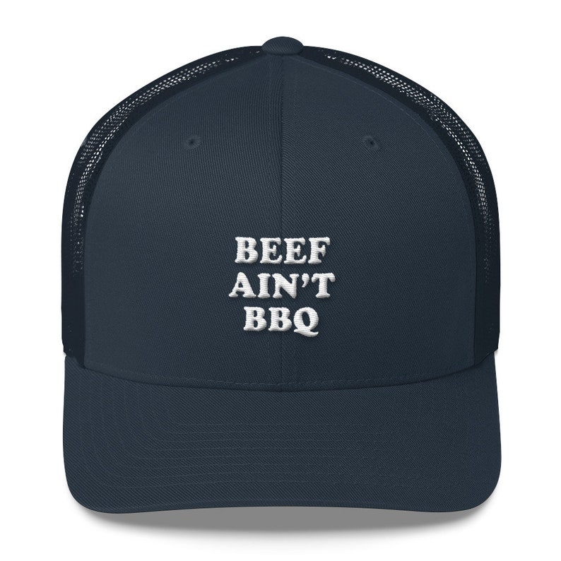 Beef Ain't BBQ Mesh Trucker Cap - Etsy