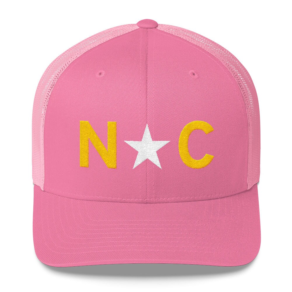 NC North Carolina Flag Inspired Trucker Hat - Etsy