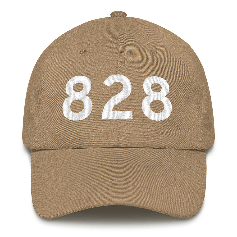 828 Area Code Dad Hat - Asheville, Boone, Hickory - Etsy