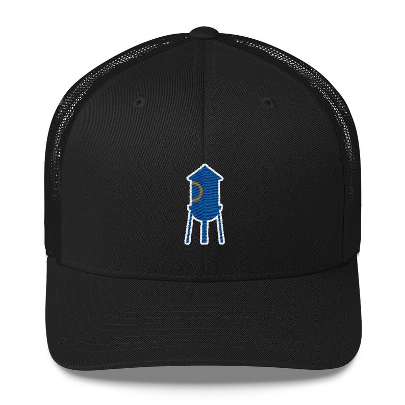 Durham Water Tower Bull City Trucker Hat - Etsy