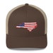 North Carolina American Flag Patch Mesh Trucker Cap - Etsy