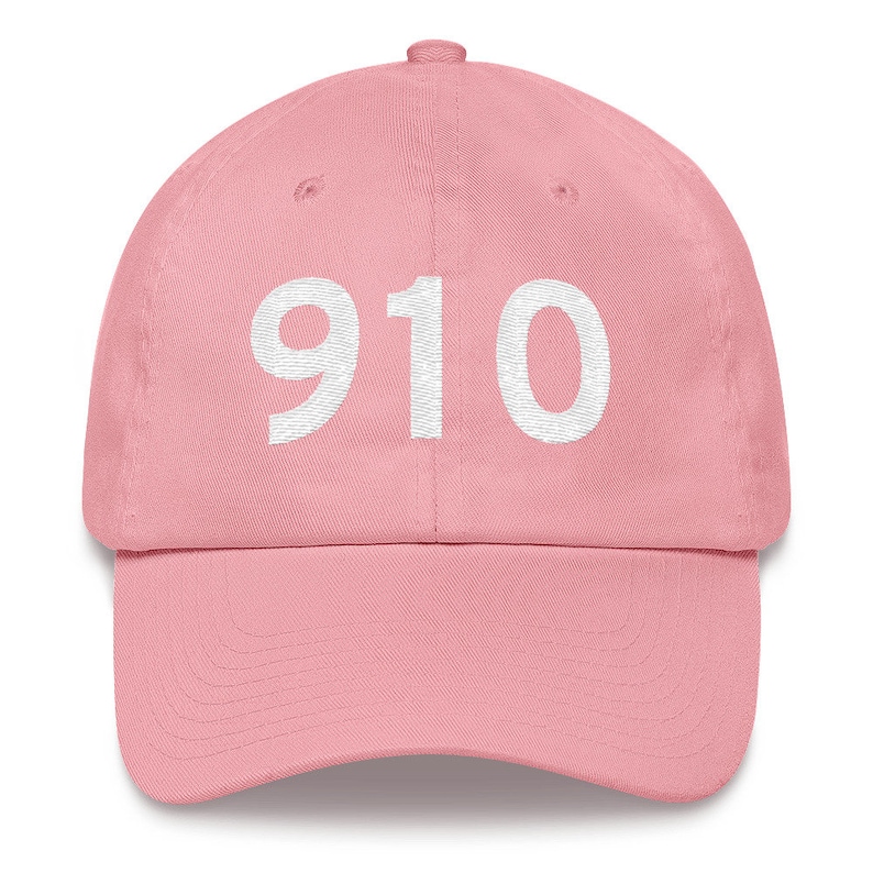 910 Area Code Dad Hat - Wilmington, Fayetteville, Pinehurst - Etsy