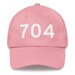 704 Area Code Dad Hat - Charlotte, Gastonia, Mooresville - Etsy