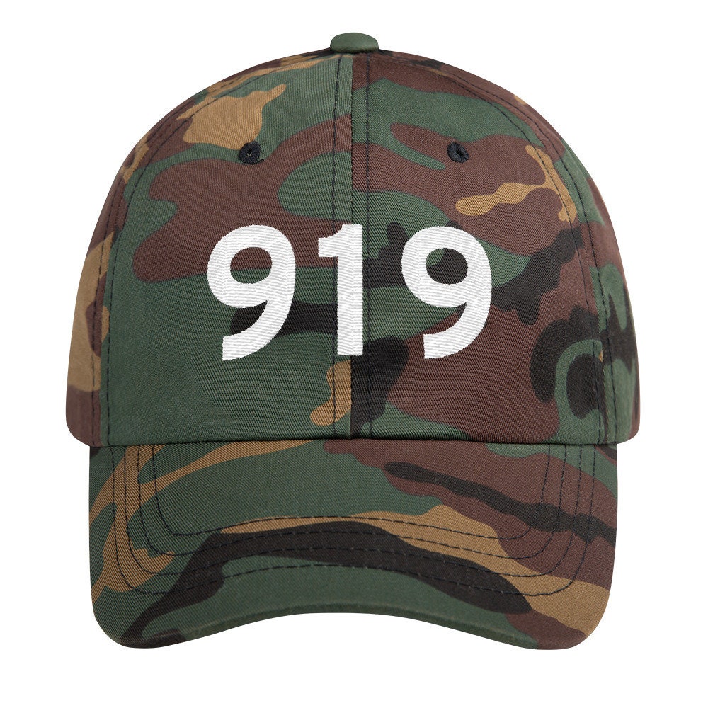 919 Area Code Dad Hat Raleigh Durham Chapel Hill - Etsy