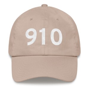 910 Area Code Dad Hat - Wilmington, Fayetteville, Pinehurst - Etsy