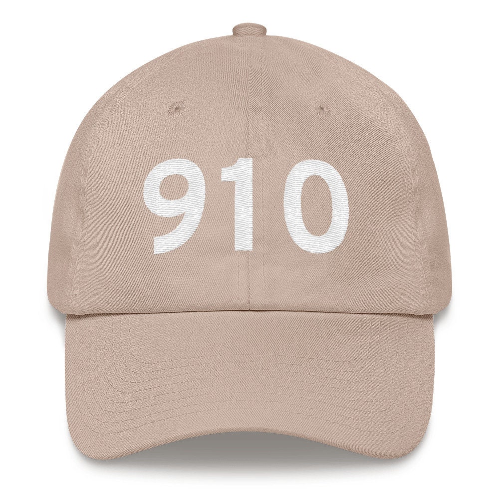 910 Area Code Dad Hat - Wilmington, Fayetteville, Pinehurst - Etsy