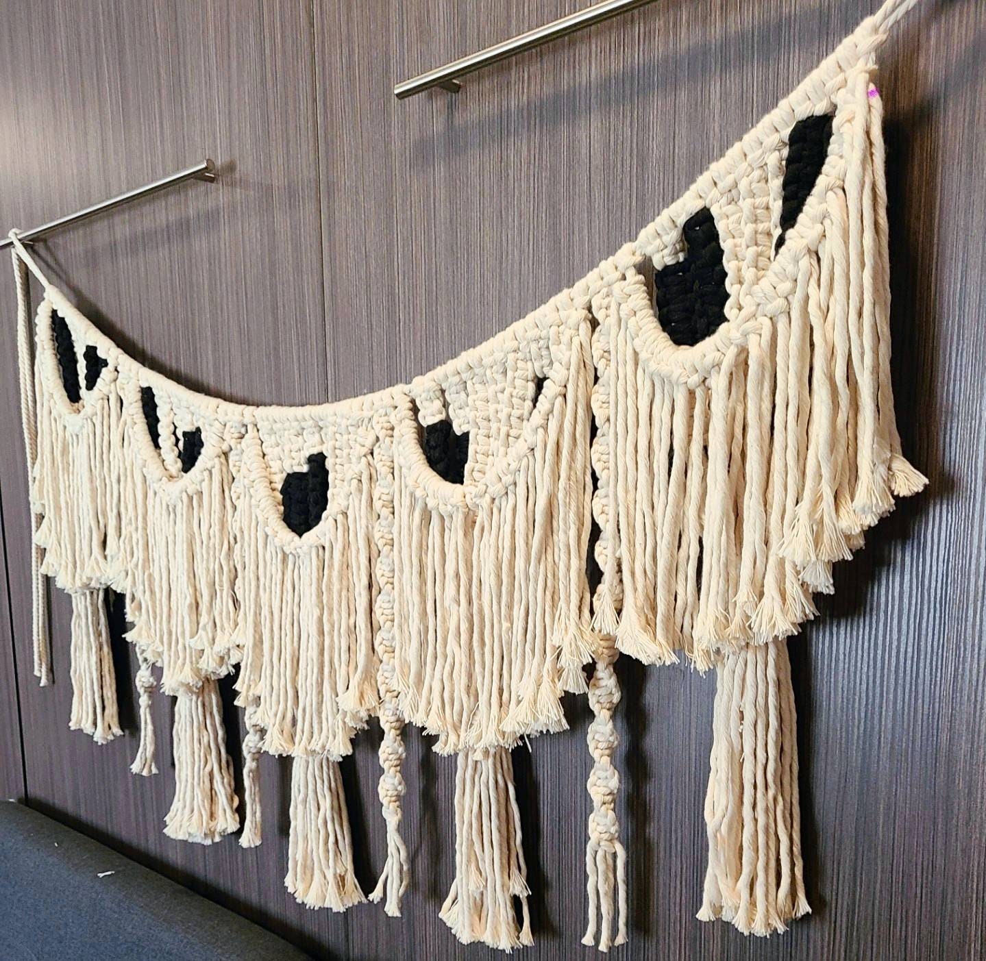 Macrame Decor Macrame Banner Macrame Wall Hanging Boho | Etsy