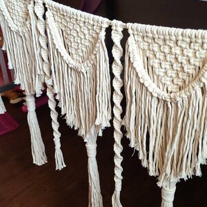 Macrame Decor Macrame Banner Macrame Wall Hanging Boho | Etsy