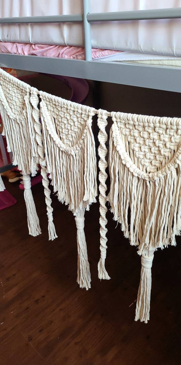 Macrame Decor Macrame Banner Macrame Wall Hanging Boho | Etsy