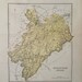 1885 Roxburghshire County Map. Cartography. Original Antique Victorian ...