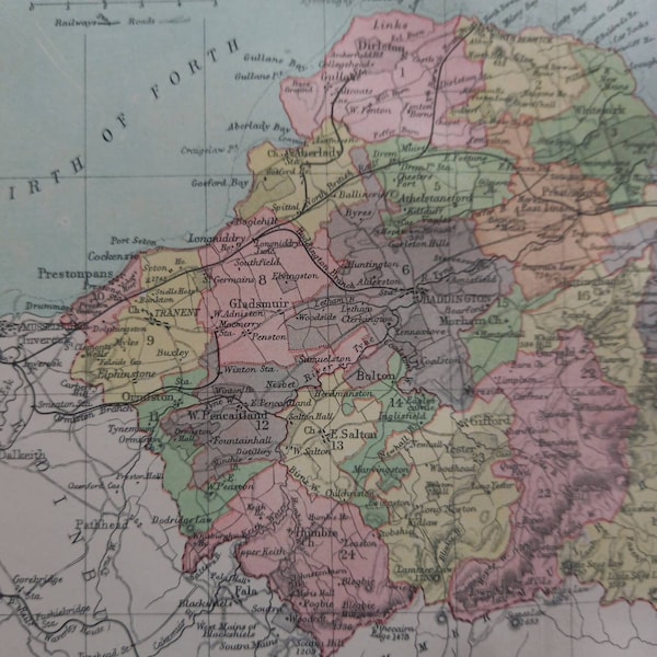 North East Uk Map Print - Etsy