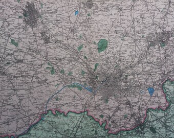 Bolton Old Map - Etsy