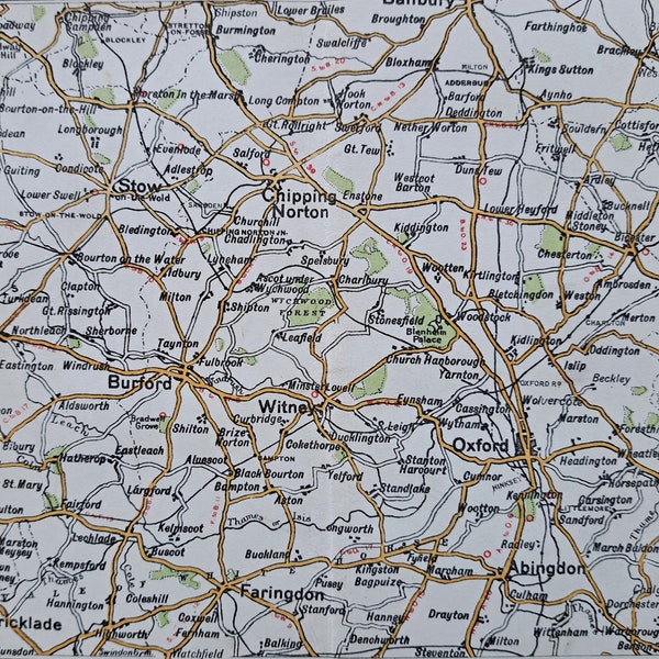 Burford Map Print - Etsy
