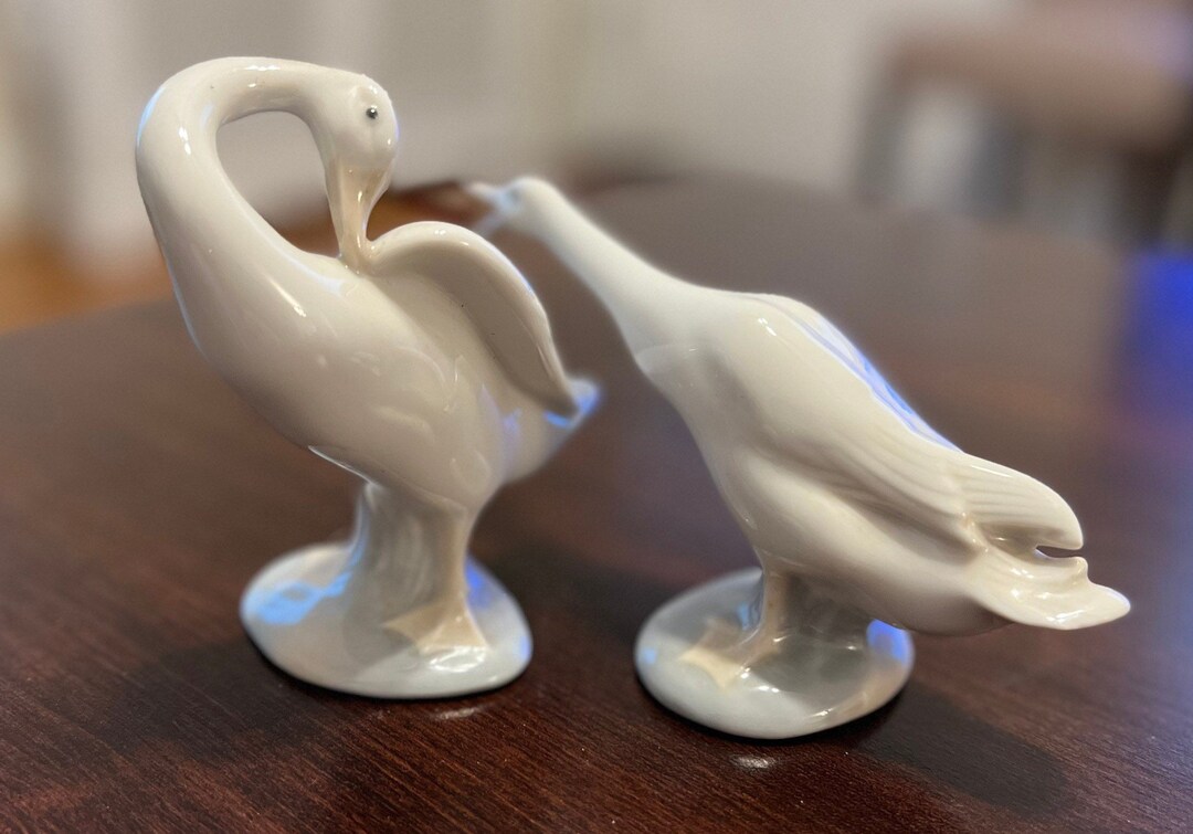 Lladro Geese 2 Collectable - Etsy