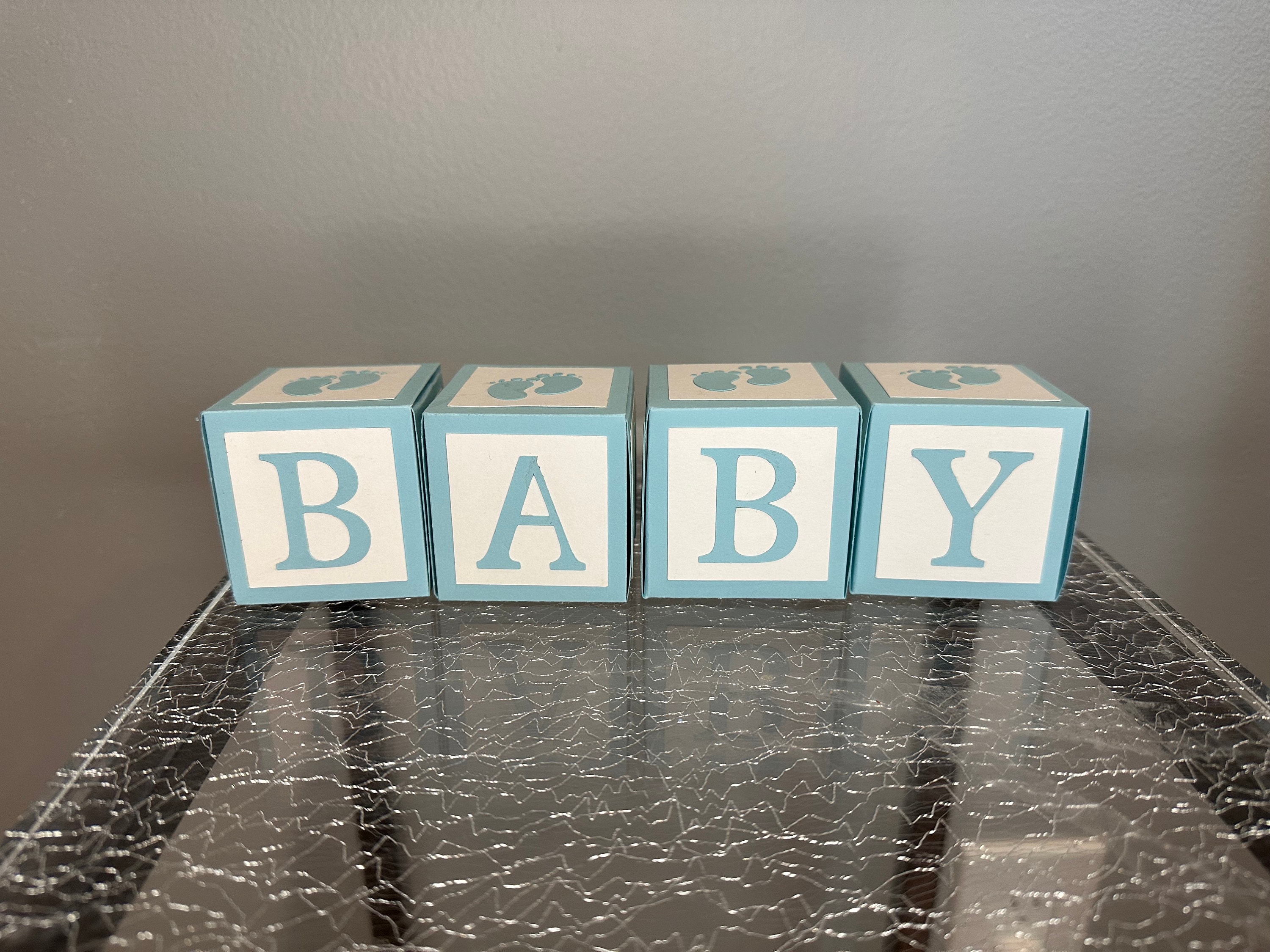 Customizable Cardstock Baby Blocks - Etsy