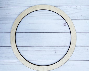 10 & 12 Inch Wood Wreath Forms - Etsy