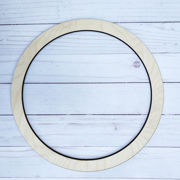 Wooden Wreath Forms - Etsy