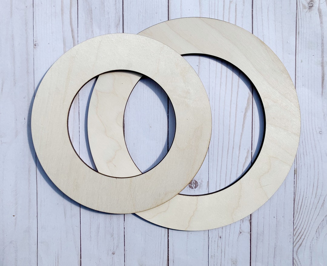 10 & 12 Inch Wood Wreath Forms - Etsy