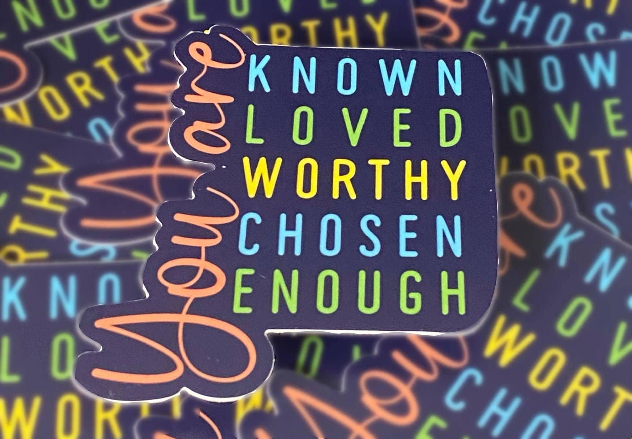 You Are Loved, Bible Verse Stickers, Inspirational Decals, Waterproof ...