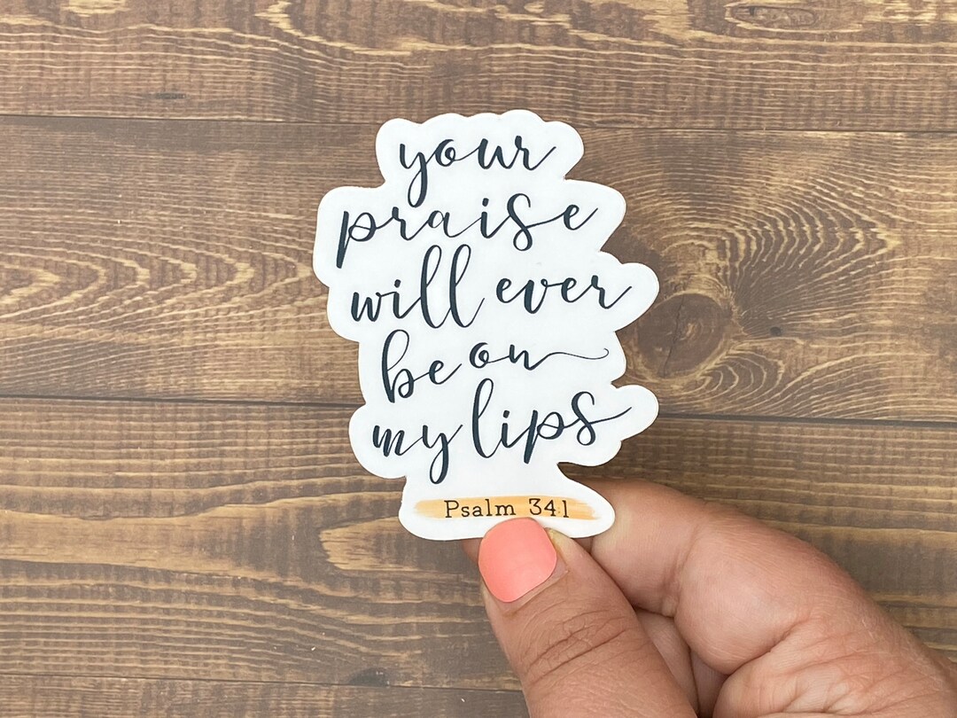 Your Praise, Bible Verse Gifts for Women, Inspirational Decal ...