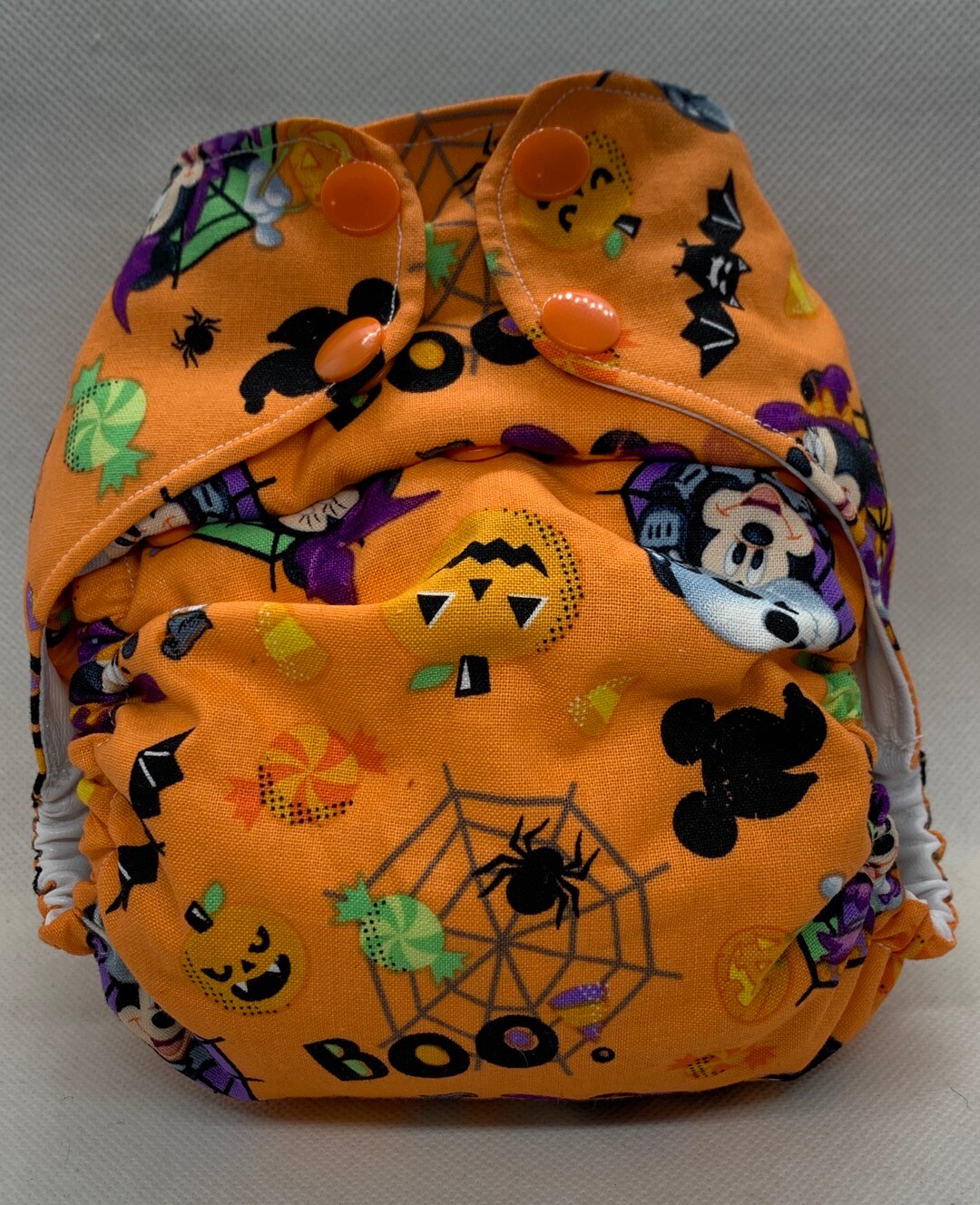 Halloween Mickey and Minnie One Size Fits Most Cloth Diaper Cover/nappy ...