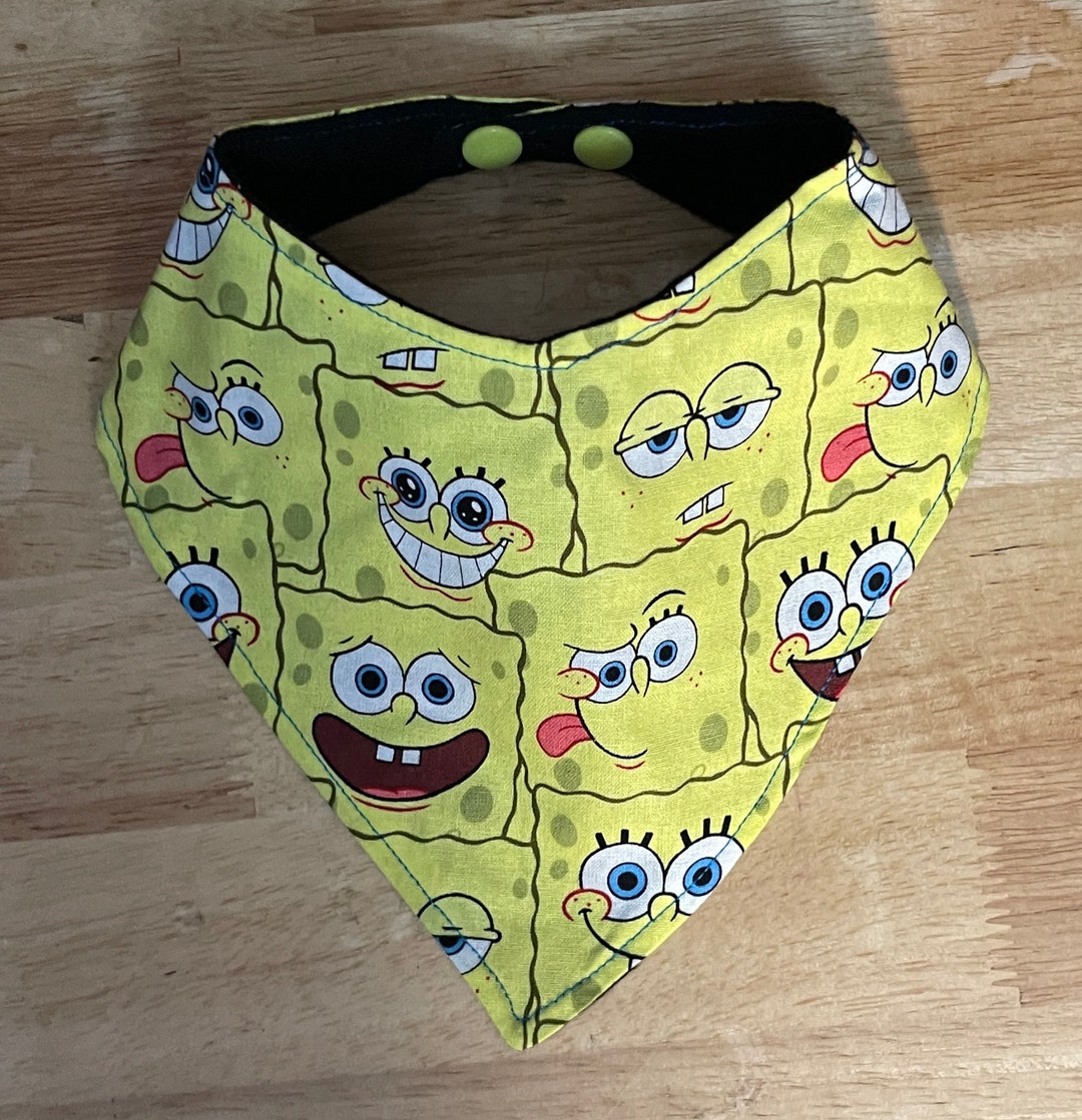 Many Faces of a Sponge B-dry Drool Bib/bibdana/bandana Bib - Etsy
