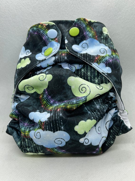 Rain Clouds and Rainbows Reusable Swim Diaper or One Size Fits | Etsy