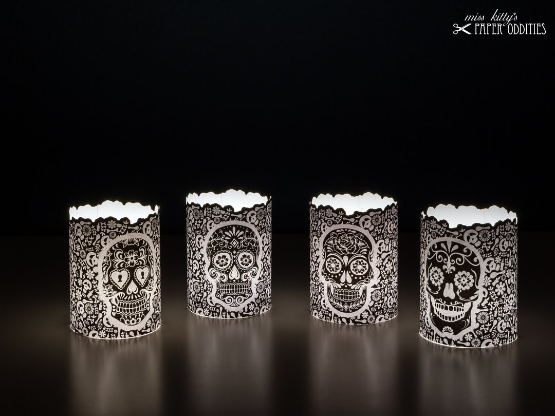 Lantern Set »día De Los Muertos« for Crafting and Illumination With ...