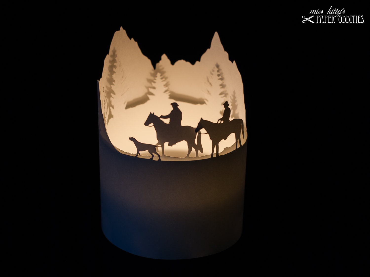 Windlight Construction Paper »trail Riding in the Rocky Mountains«, to ...