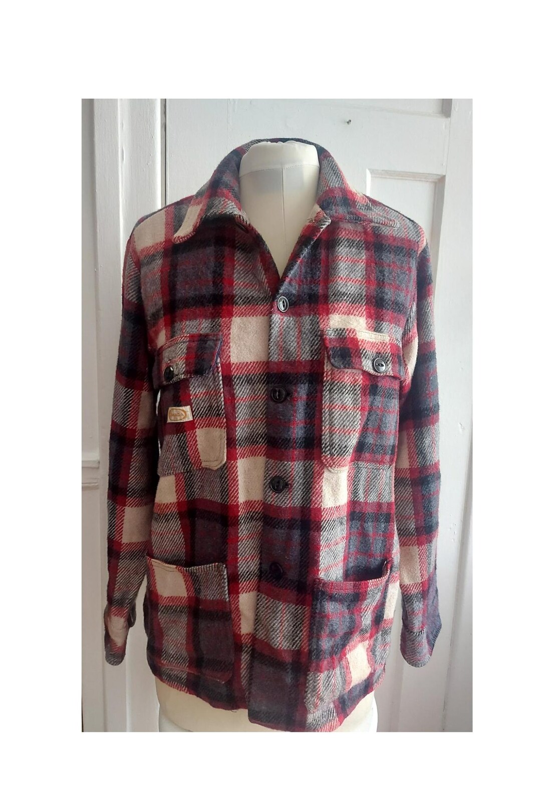 Vintage Men Canadian Regent 60’s/70’s Wool Lumberjack Coat Jacket Size ...