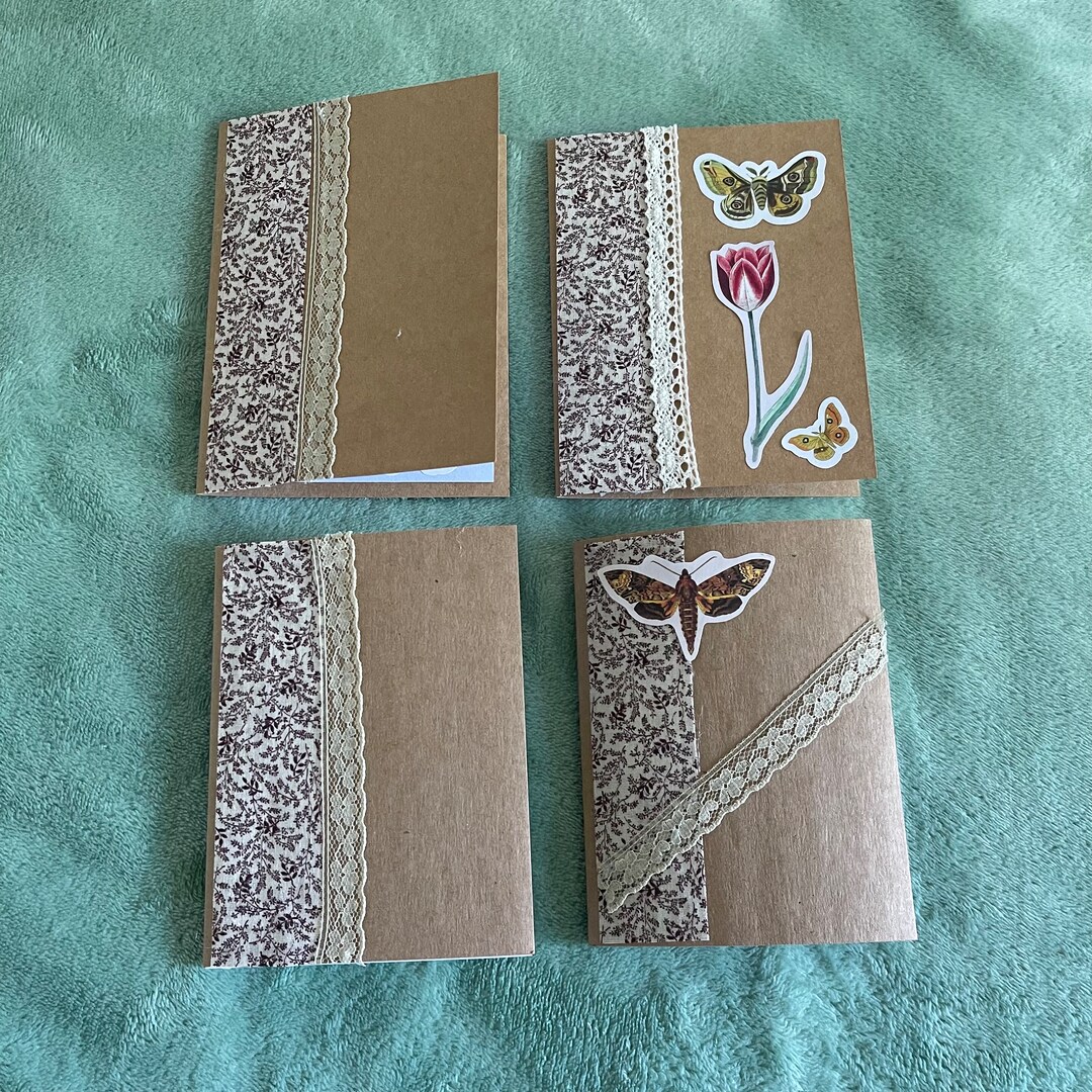 Ephemera Card Collage Handmade - Etsy