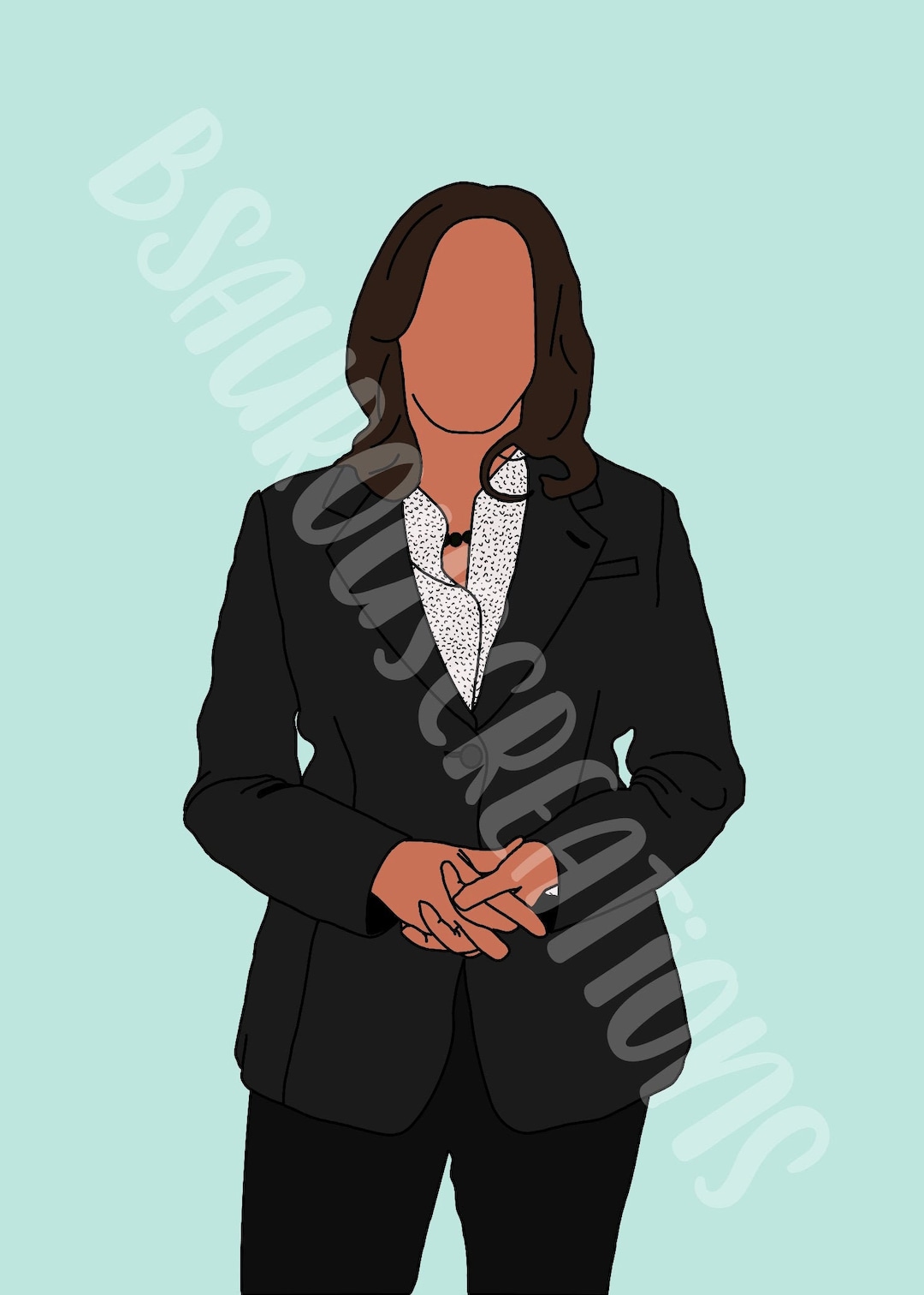 Kamala Harris Art Print - Etsy