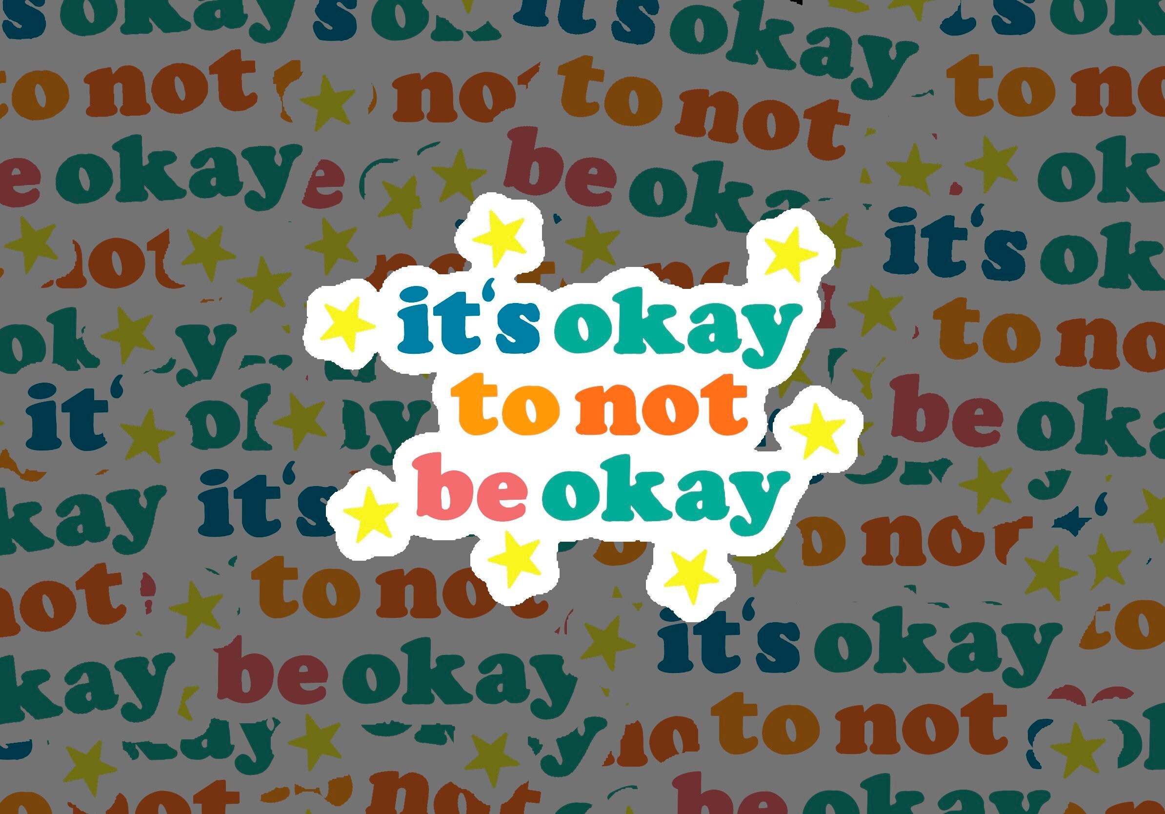 Its Okay Sticker Pack - Etsy