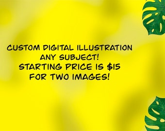 CUSTOM POSTERS Digital Illustrations Made to Order - Etsy