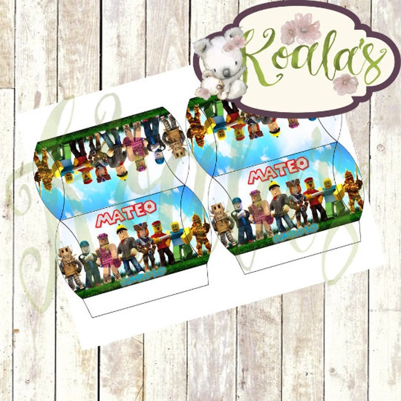 Printable and Editable Kit Roblox Video Game DIY Edits, Prints ...