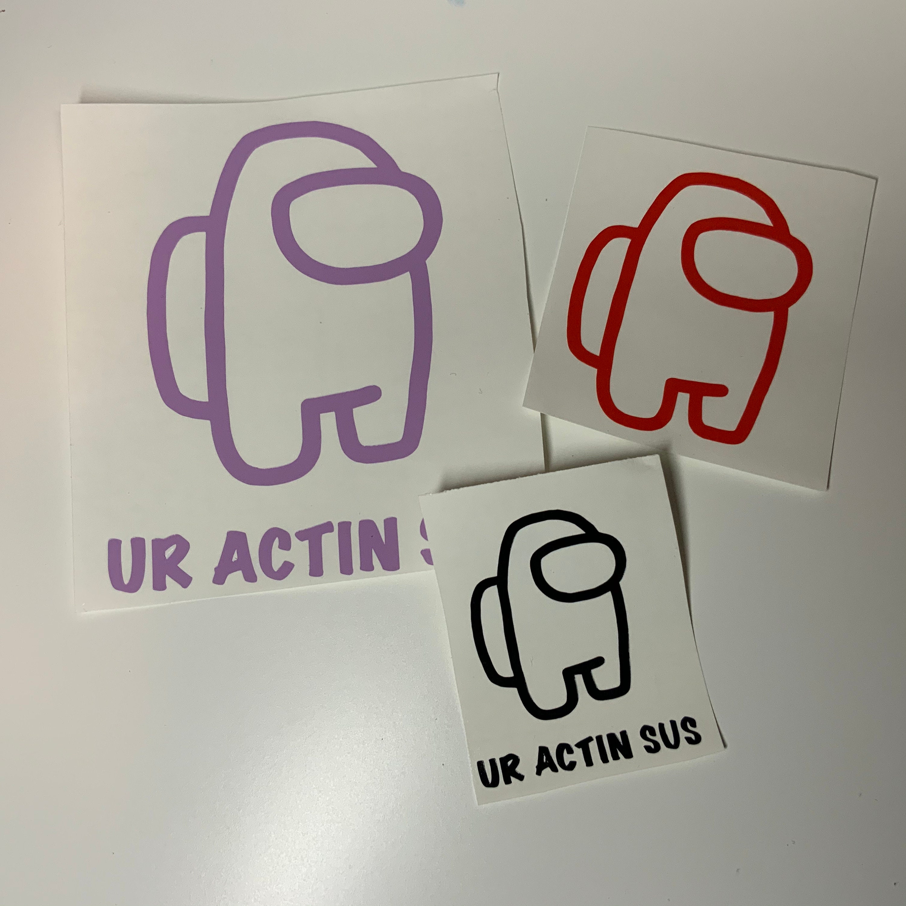 Among Us Decal Among Us Vinyl Decal Car Decal Laptop Decal Etsy