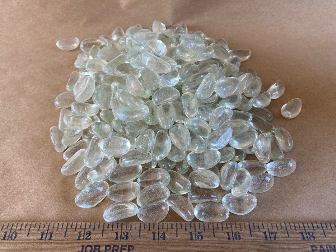 Ice Baby - Decorative Colored Glass Rock - Etsy