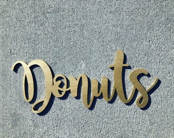 Donut sign | Etsy
