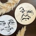 Angry Moon Face Wood Sign Size Variations Available. - Etsy