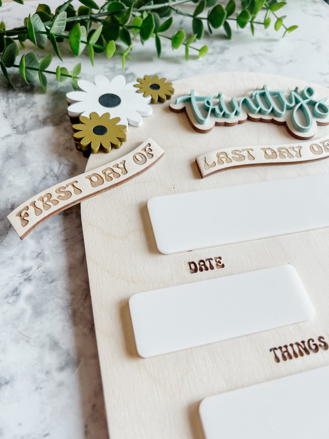 Custom First Day of School Sign Photo Prop School Sign First Day Last ...