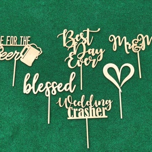 Painted Photo Booth Props Classy Photo Booth Decor Wood Photo Props ...