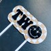 Checker Number Cake Topper Neutral Checker Print Cake Number Topper ...