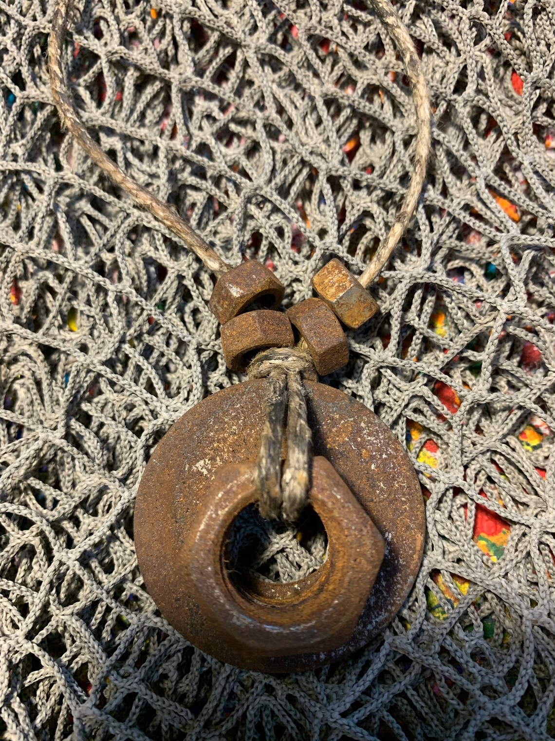 Post Apocalyptic Necklace on a Distressed Hemp Cord - Etsy